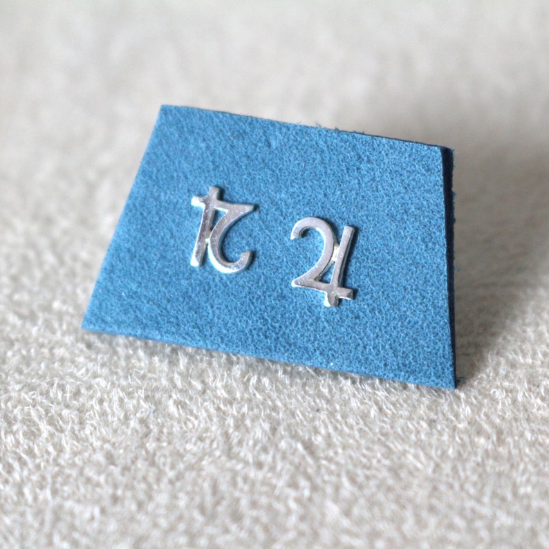 Jupiter Symbol Studs . Gold Silver Stud Earrings . Number | Etsy