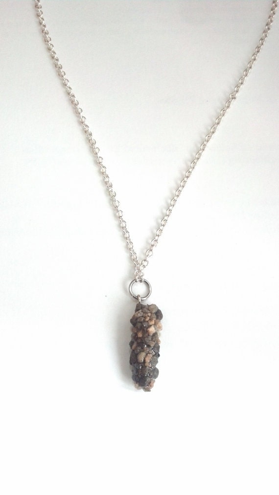 Necklace With Caddisfly Case Pendant and Silver-finished Steel Chain - Etsy