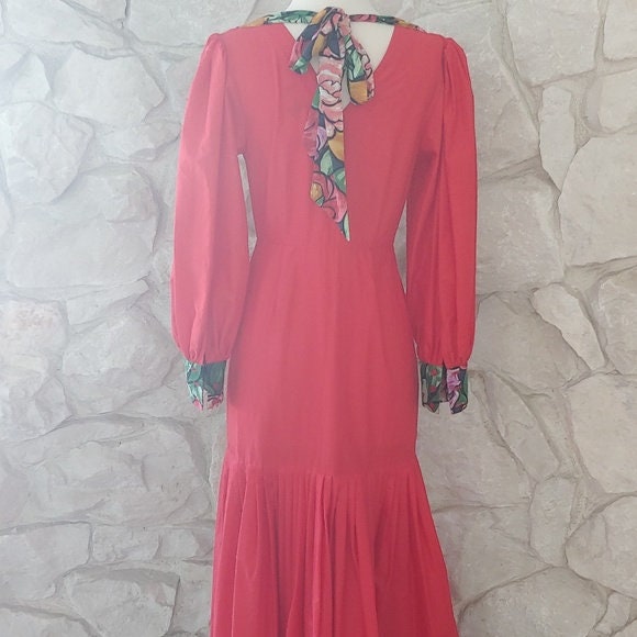 Behida Dolic Red Maxi Dress Small to Medium - Etsy