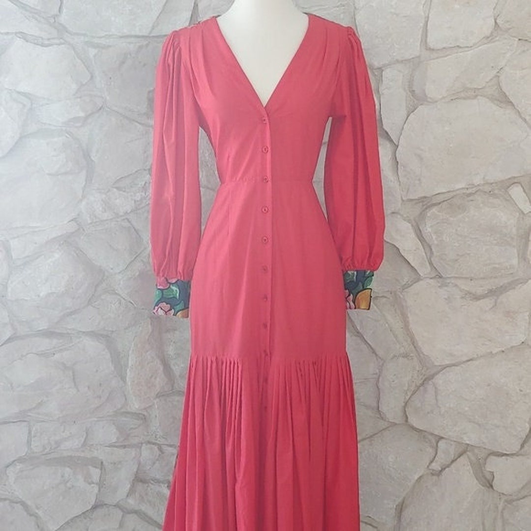 Behida Dolic Red Maxi Dress Small to Medium - Etsy