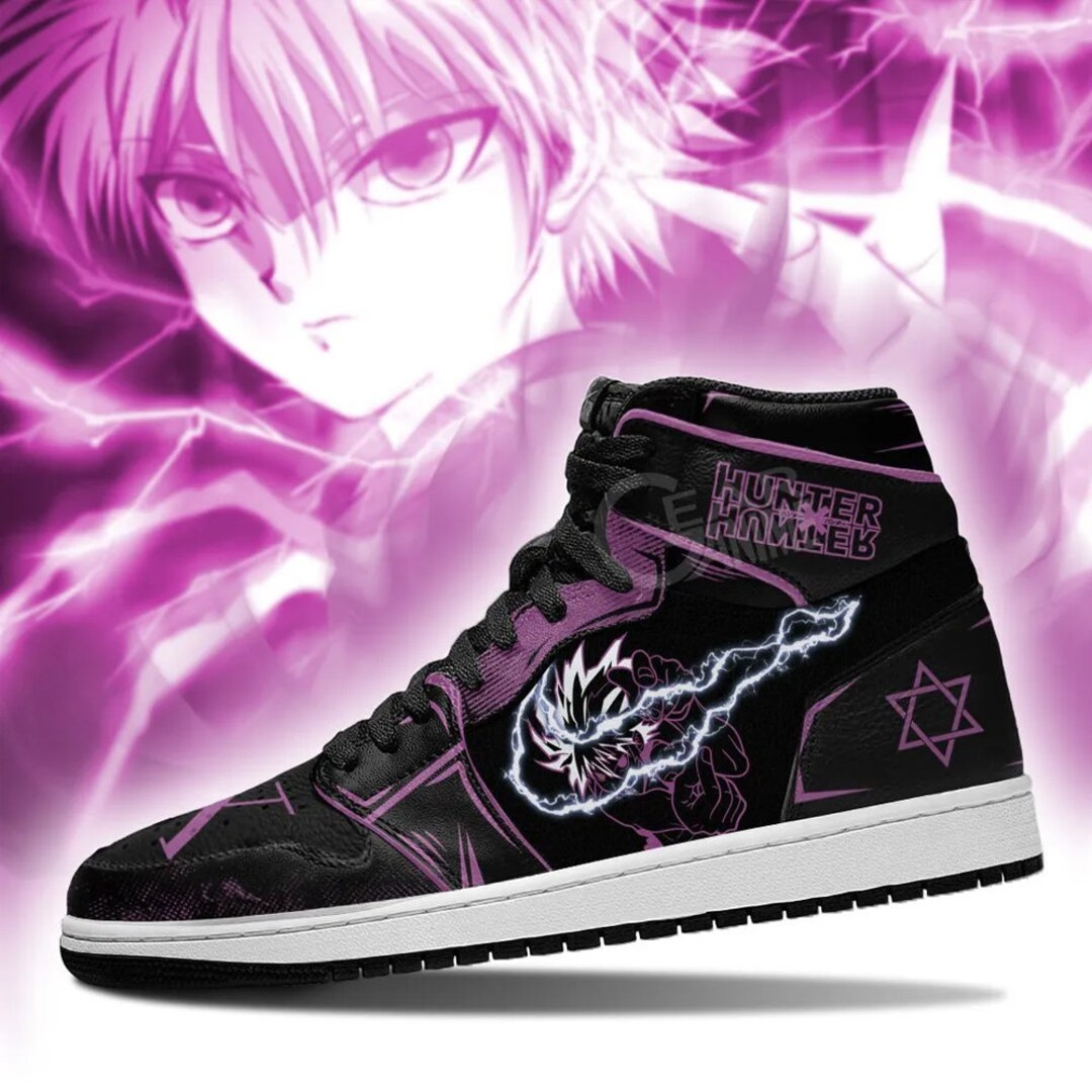 Killua Zoldyck Sneakers Power Anime Shoes - Etsy