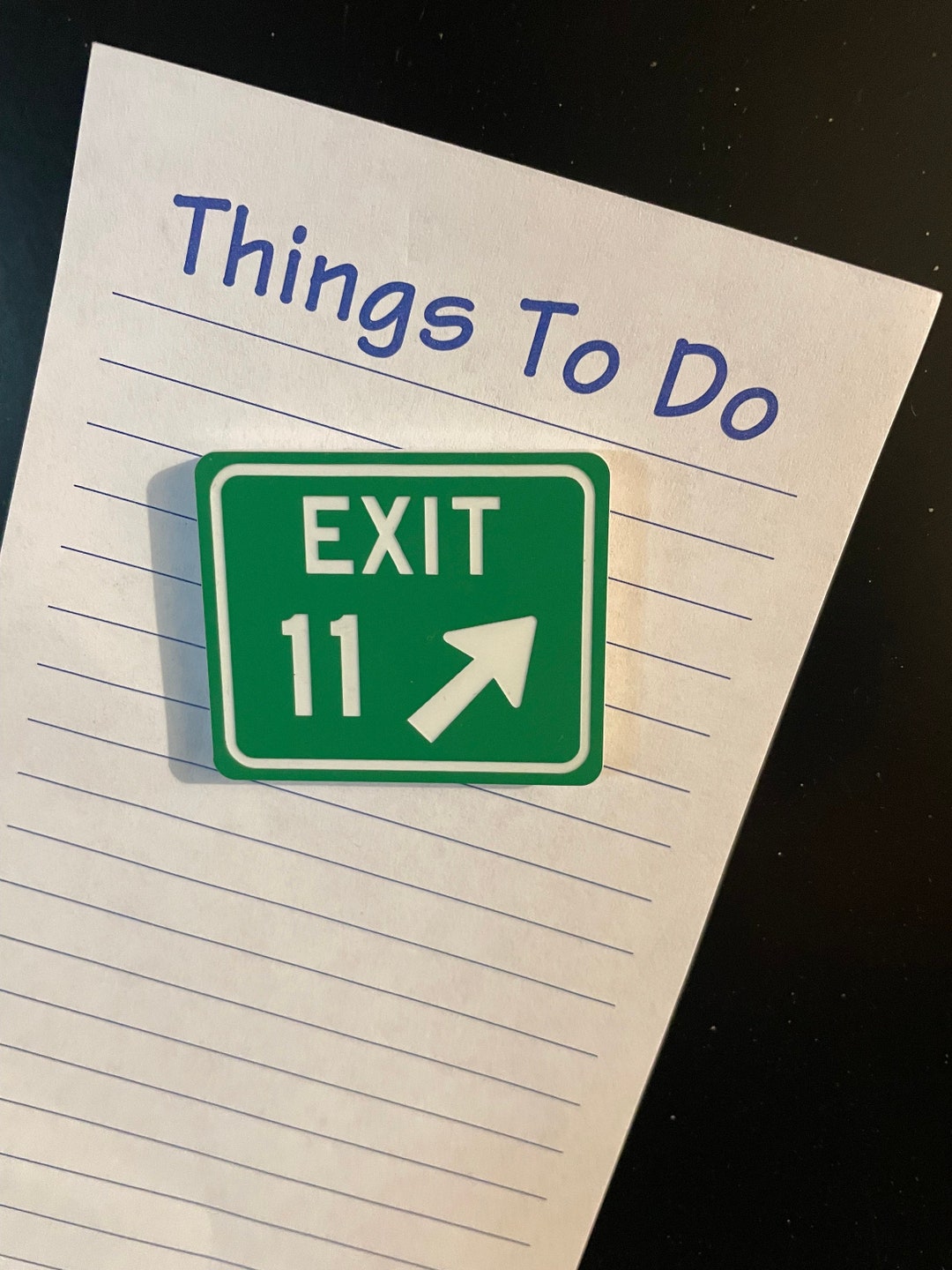 Mini Highway Exit Number Signage Fridge Magnet FREE PERSONALIZATION - Etsy