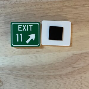 Mini Highway Exit Number Signage Fridge Magnet FREE PERSONALIZATION - Etsy