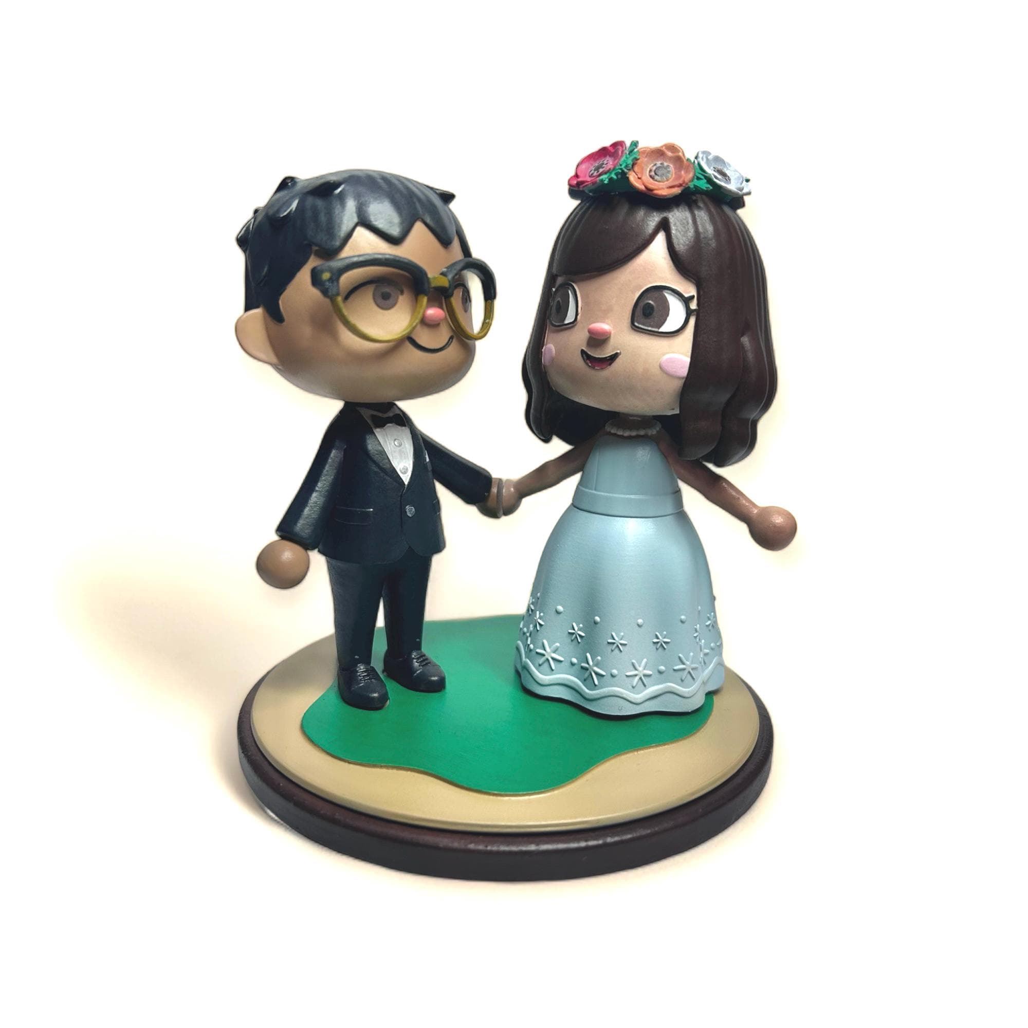 3D Printed Wedding Cake Topper - Etsy