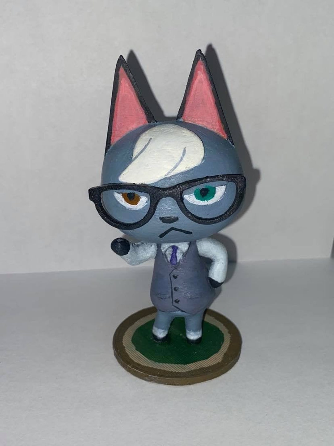 Raymond Animal Crossing New Horizons 4.5" Plastic Figure - Etsy