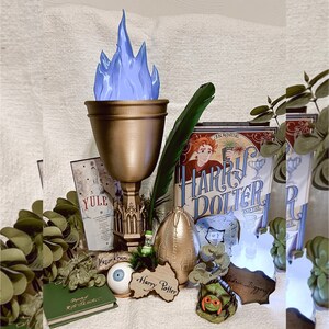3D Printed Blue Fiery Goblet larger Version - Etsy