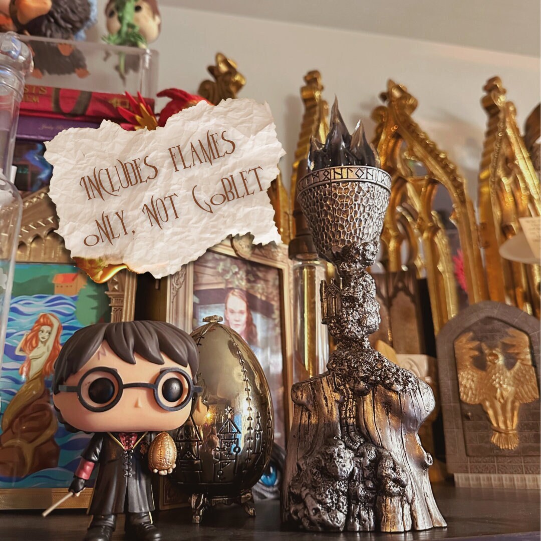 3D Printed Blue Fiery Blue Flames to Fit Your Goblet - Etsy