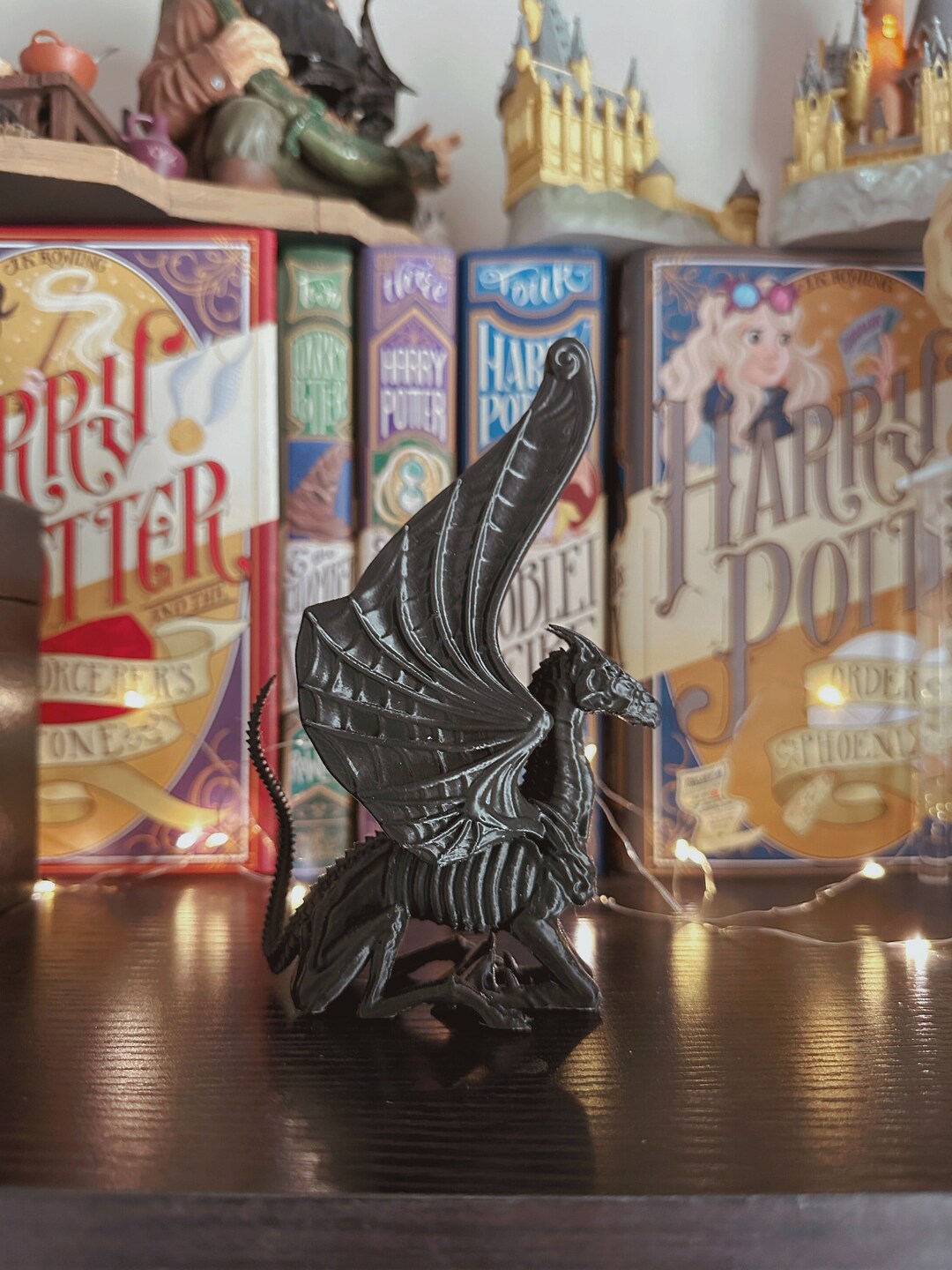 3D Printed Winged Creature of Death + Optional Add-on Poster - Etsy