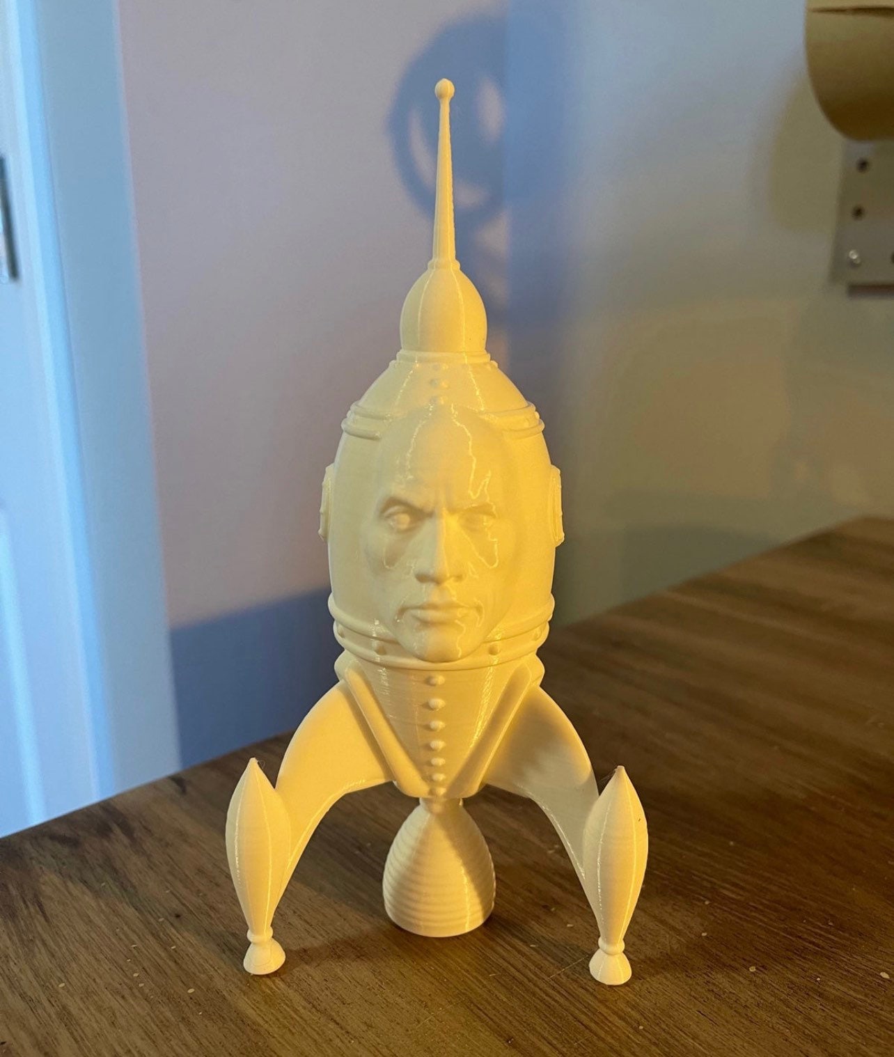 3D Printed Rocket Rock Rocket Dwayne the Rock Johnson - Etsy Australia