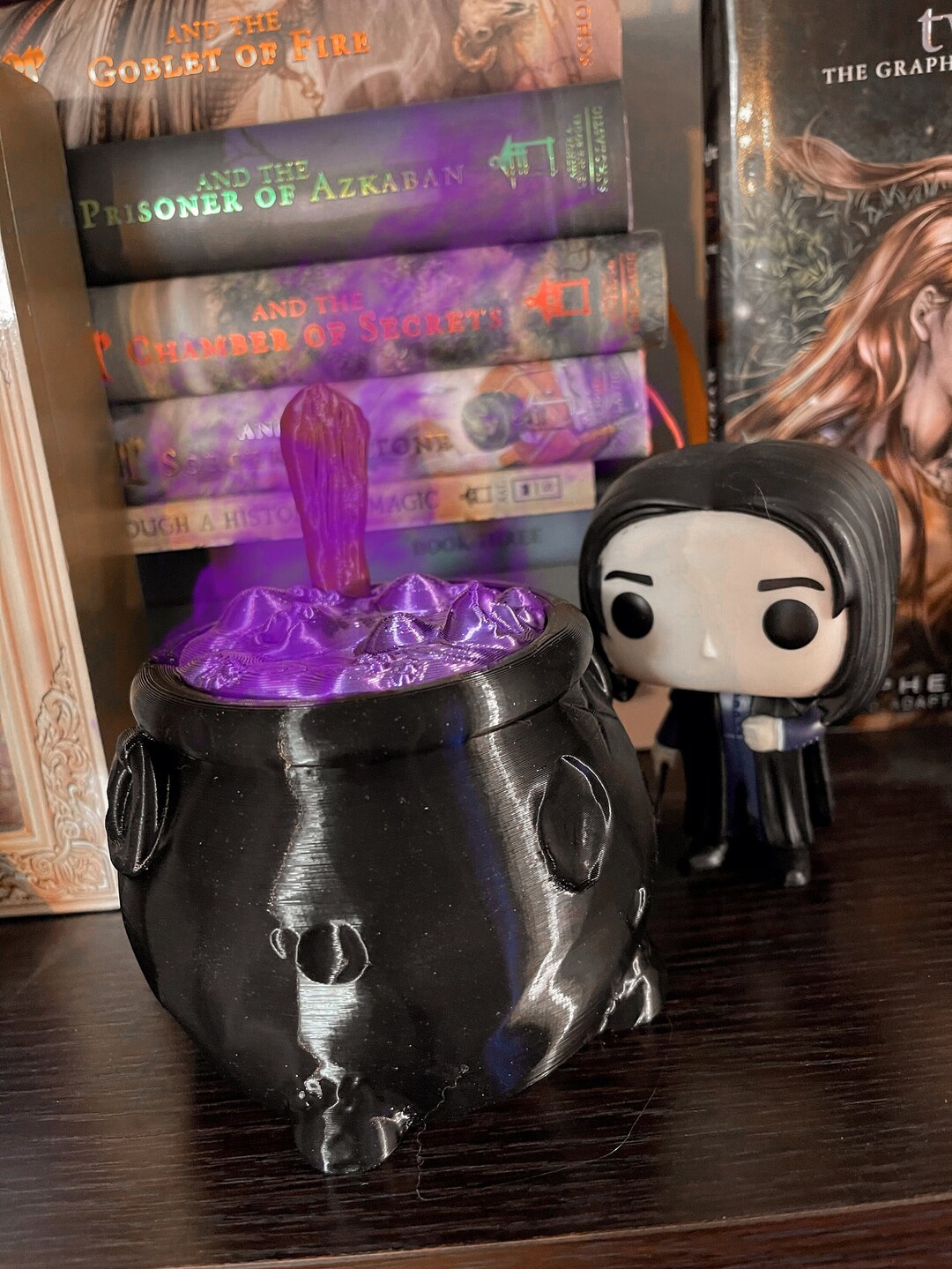 3D Printed Secret Opening Sour Grape Professor's Bubbling Cauldron - Etsy