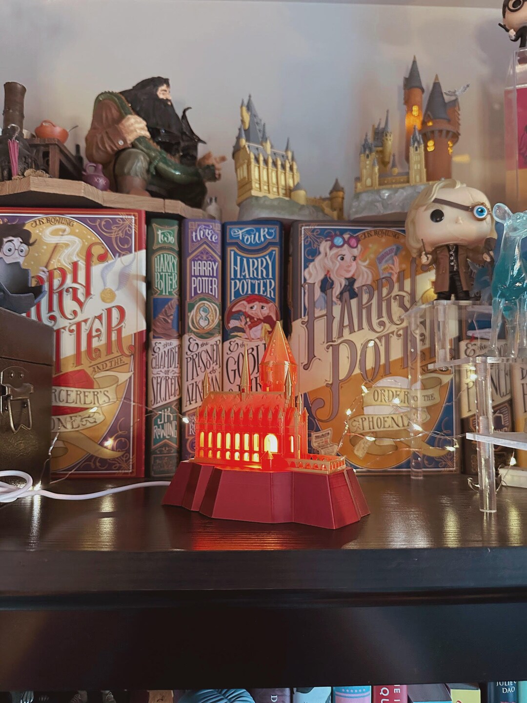 3D Printed USB Customizable Colors Light-up Magic Wizarding Castle ...