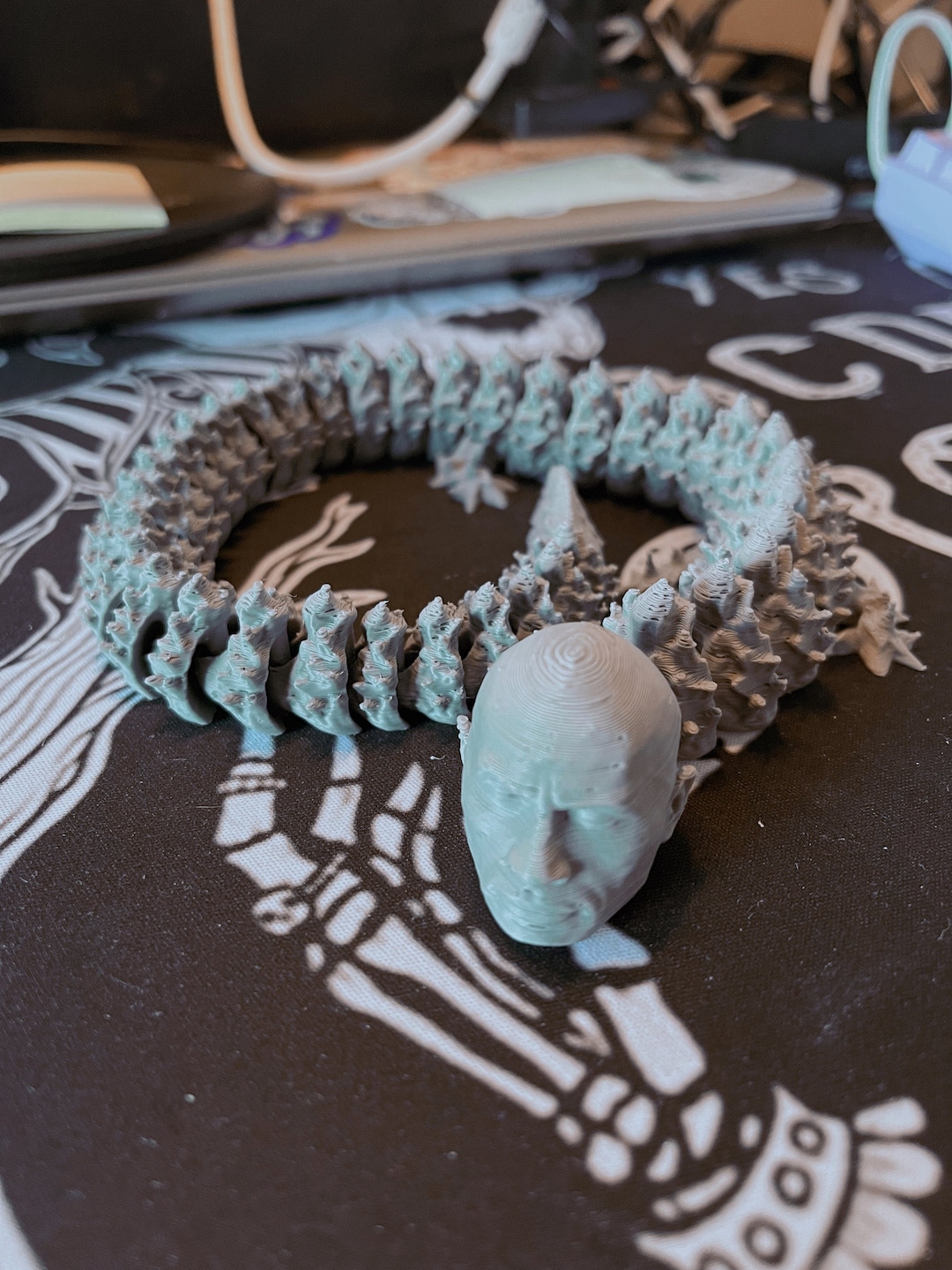 3D Printed Rock Dragon Dwayne the Rock Johnson - Etsy UK