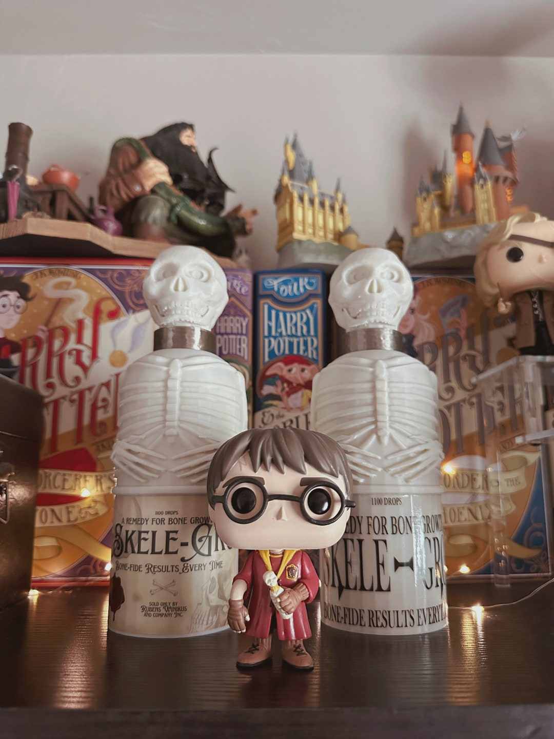 3D Printed Magic Bone Growing Potion Bottle + Optional Potion Page Add ...