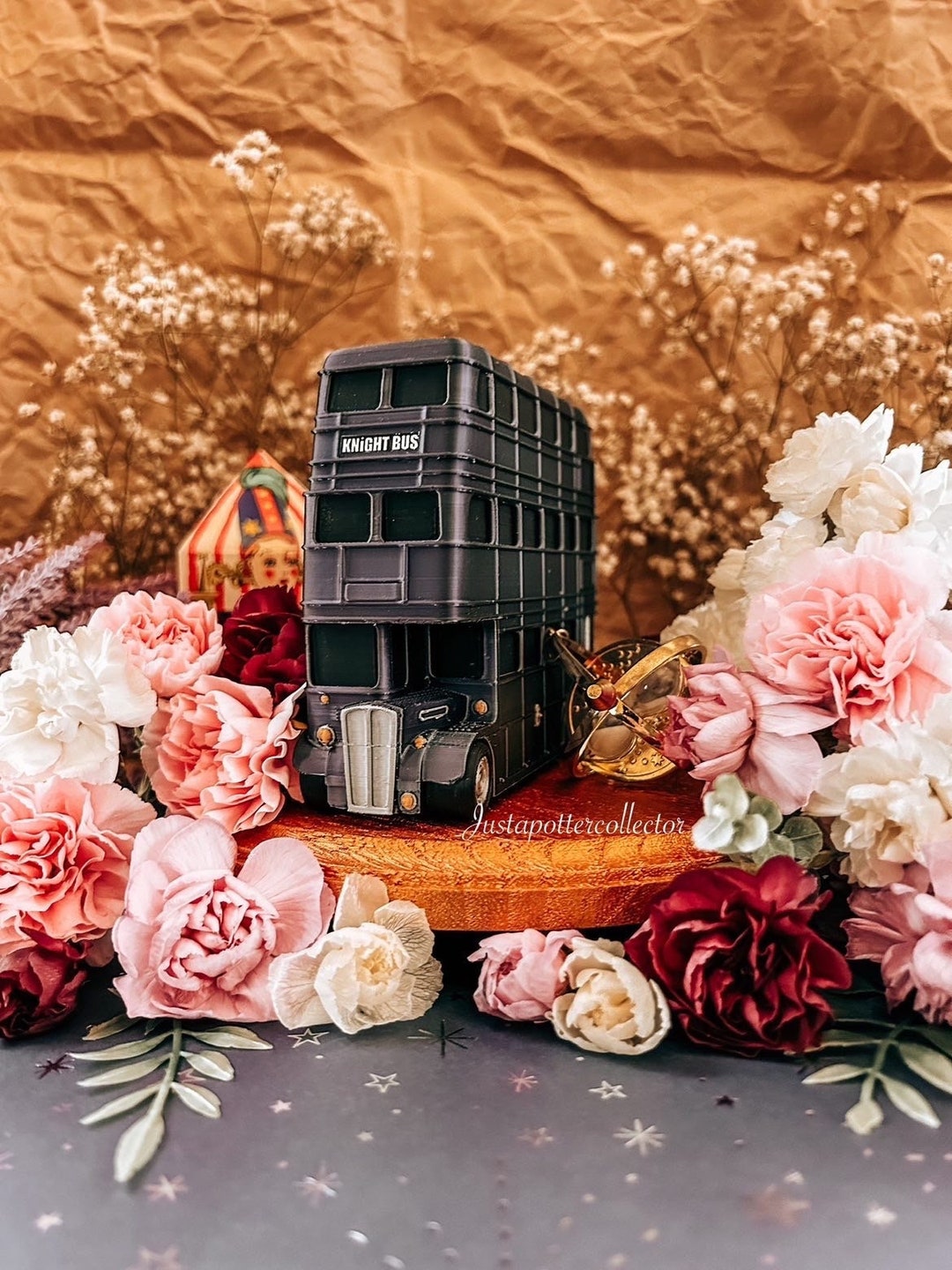 3D Printed Purple Rescue Wizard and Witch Bus + Optional Bus Ticket - Etsy