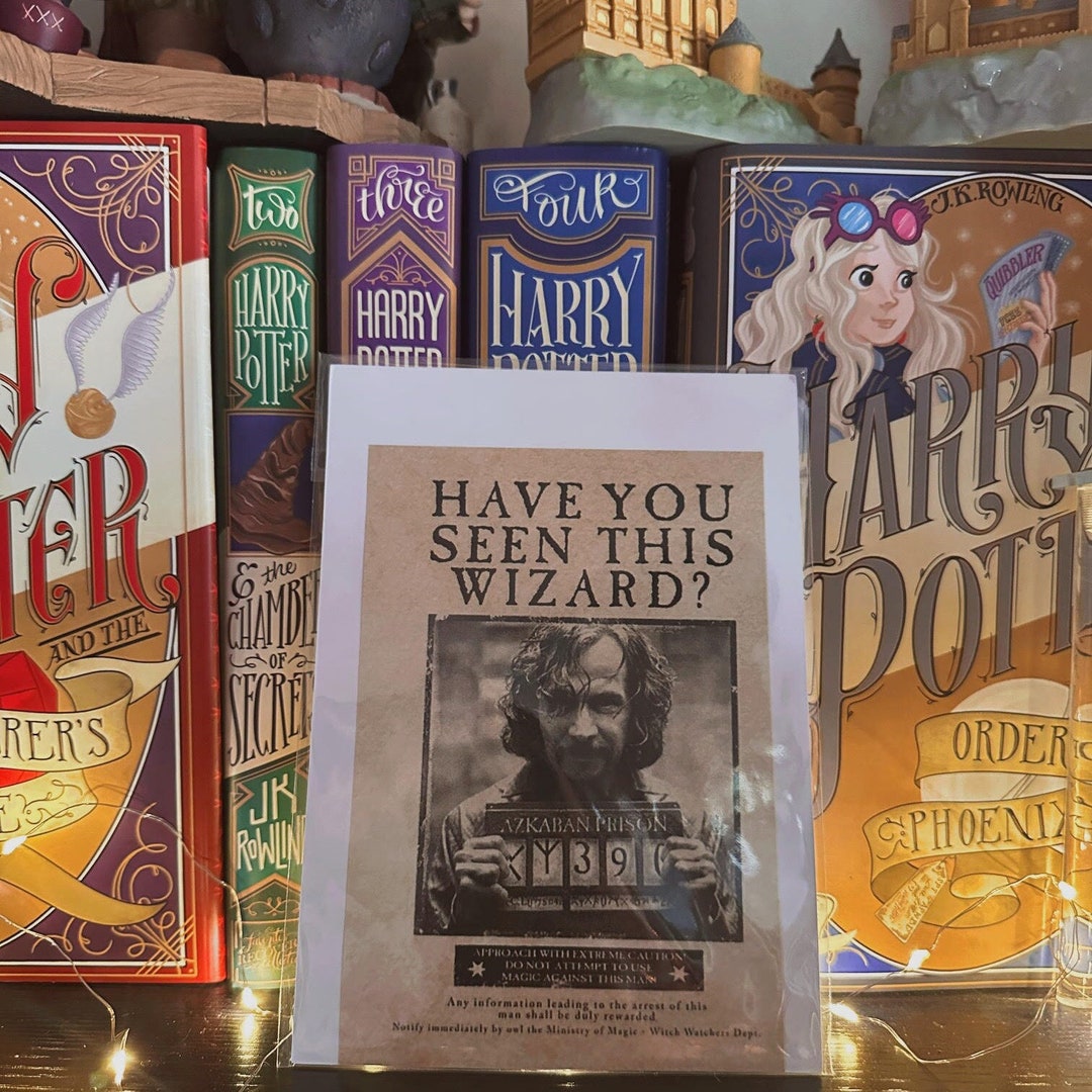 Brave Godfather Wizard Wanted Poster Print - Etsy