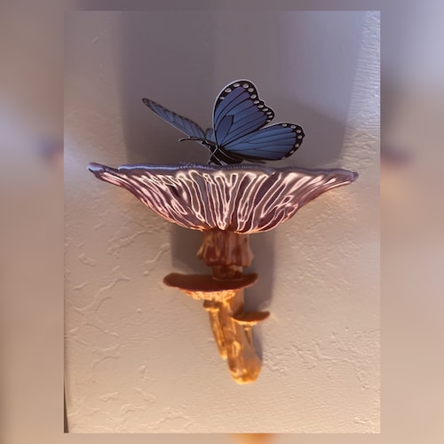 3D Printed Cottage Core Witchy Fungi Mushroom Wall Shelf - Etsy