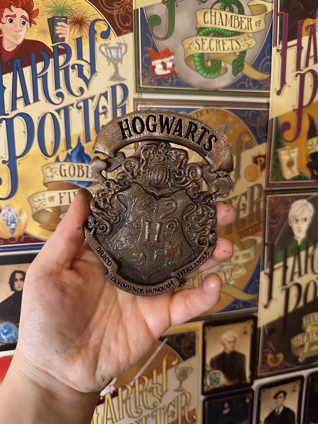 3D Printed Magical Castle School Crest - Etsy