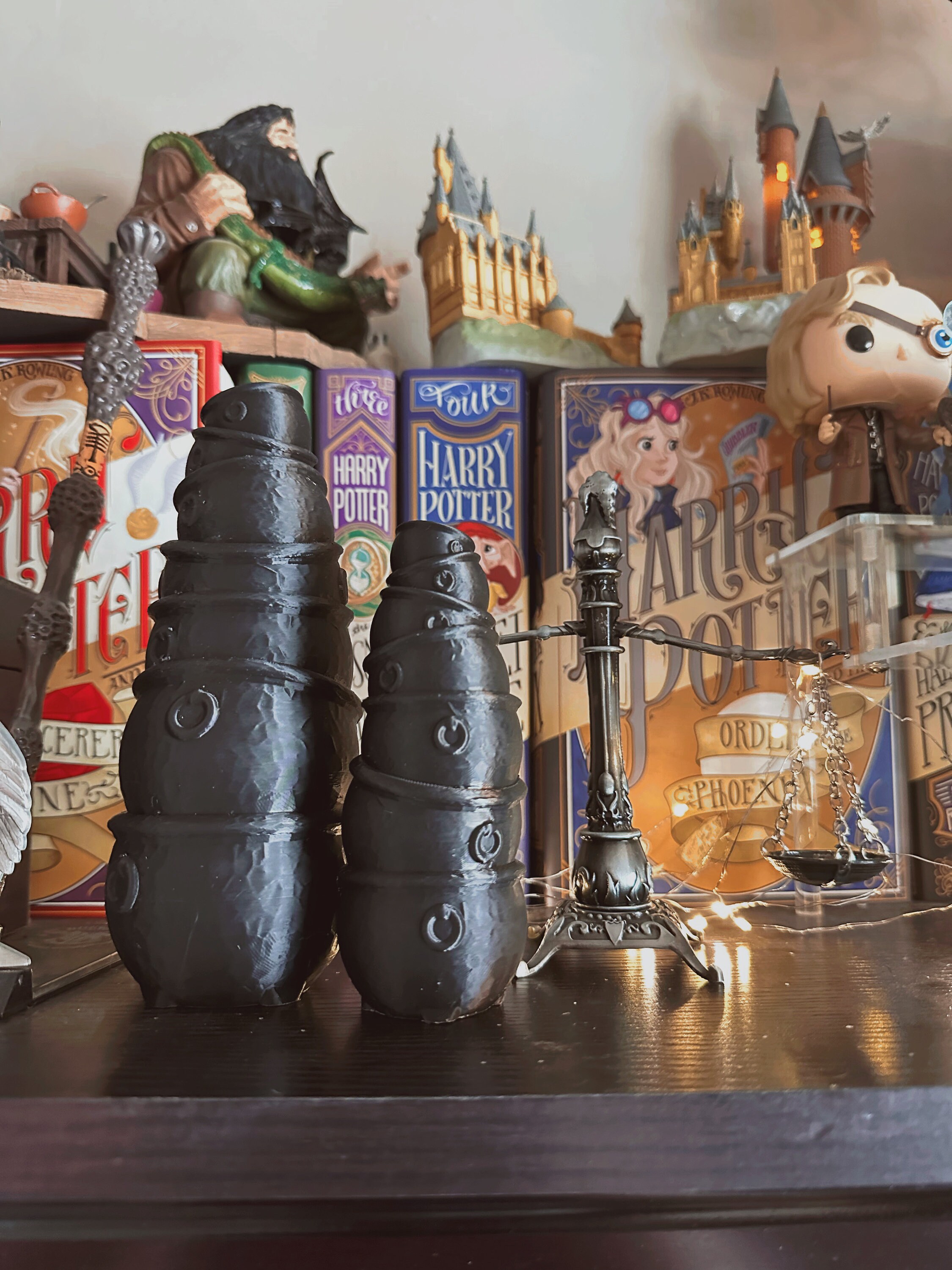 3D Printed Magically Stacked Cauldrons - Etsy