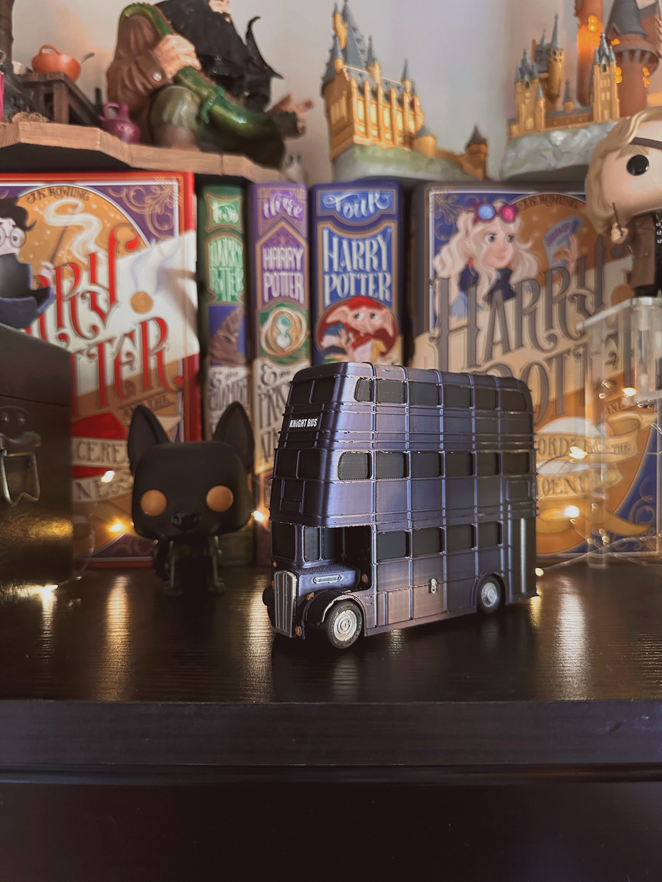 3D Printed Purple Rescue Wizard and Witch Bus + Optional Bus Ticket - Etsy