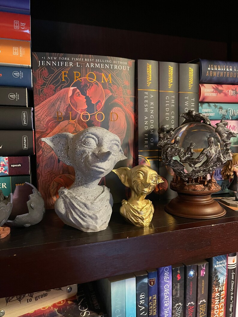 3D Printed Kind Happy House Elf Bust - Etsy