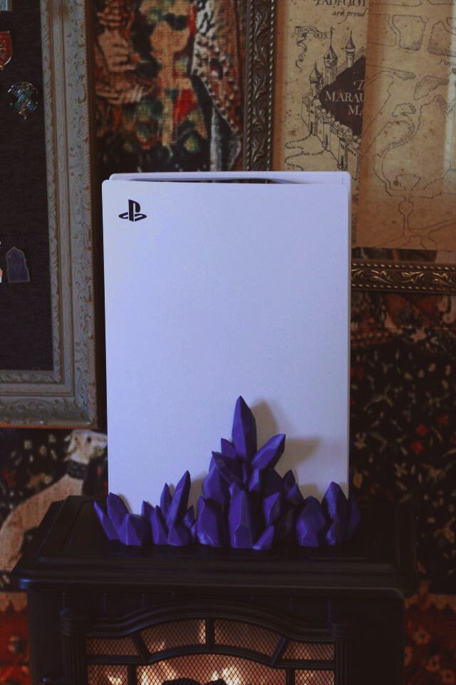 3D Printed Witchy Crystal PS5 Dock Gaming Cozy Decor - Etsy