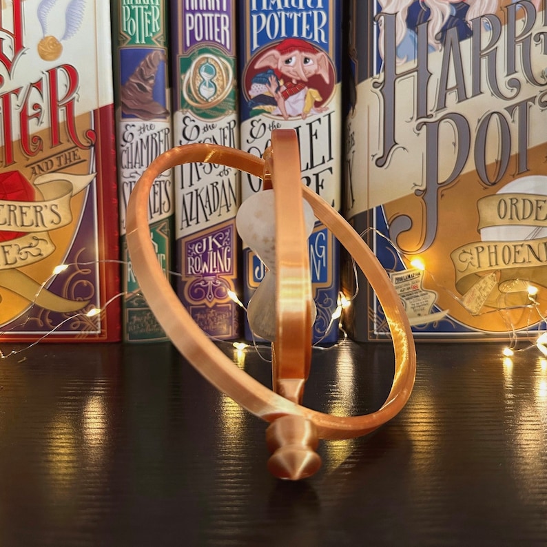 3D Printed Time Traveling Spinner Hourglass With Star Glitter ...