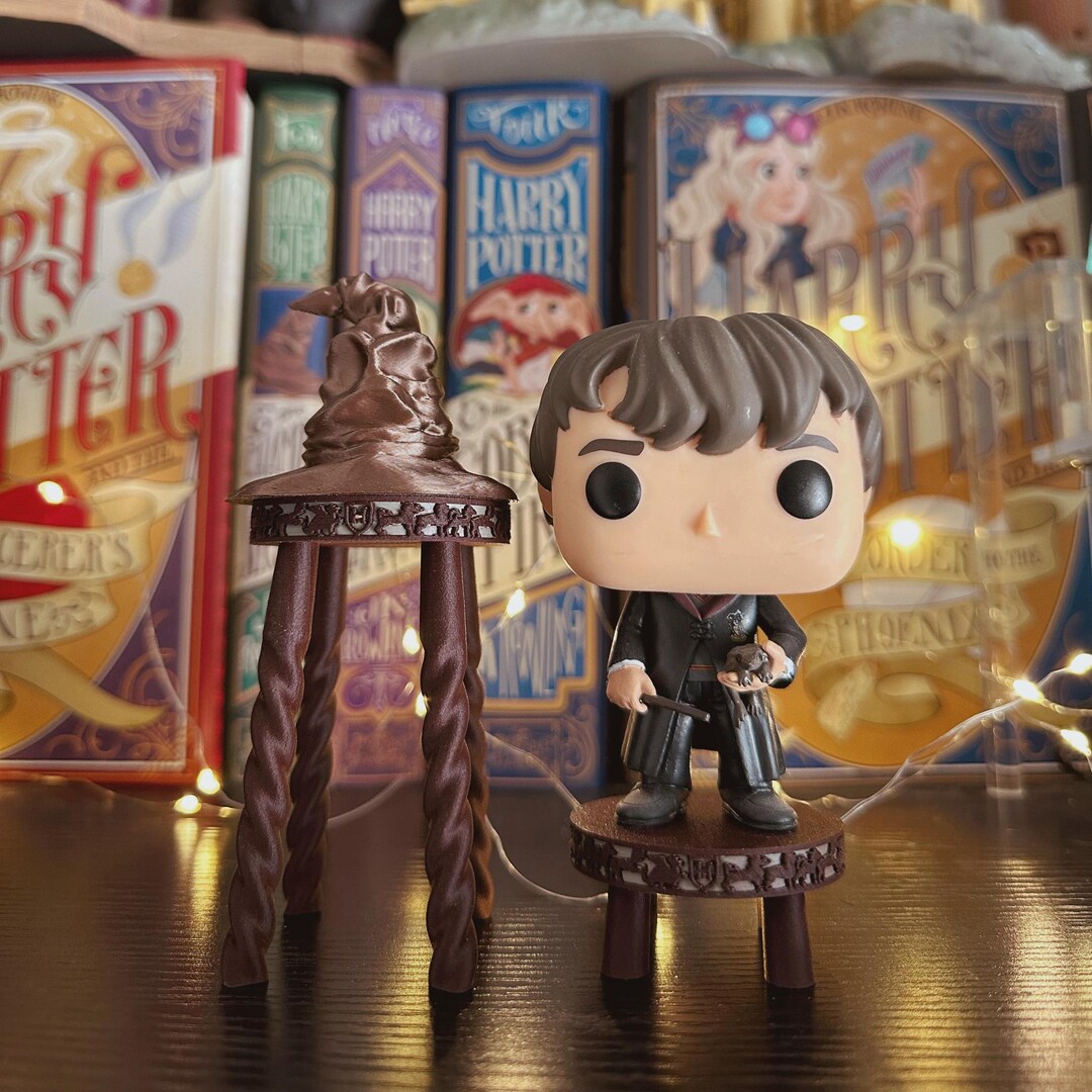 3D Printed Magic School Sorting Stool + Hat (+ Optional Song Print!) - Etsy