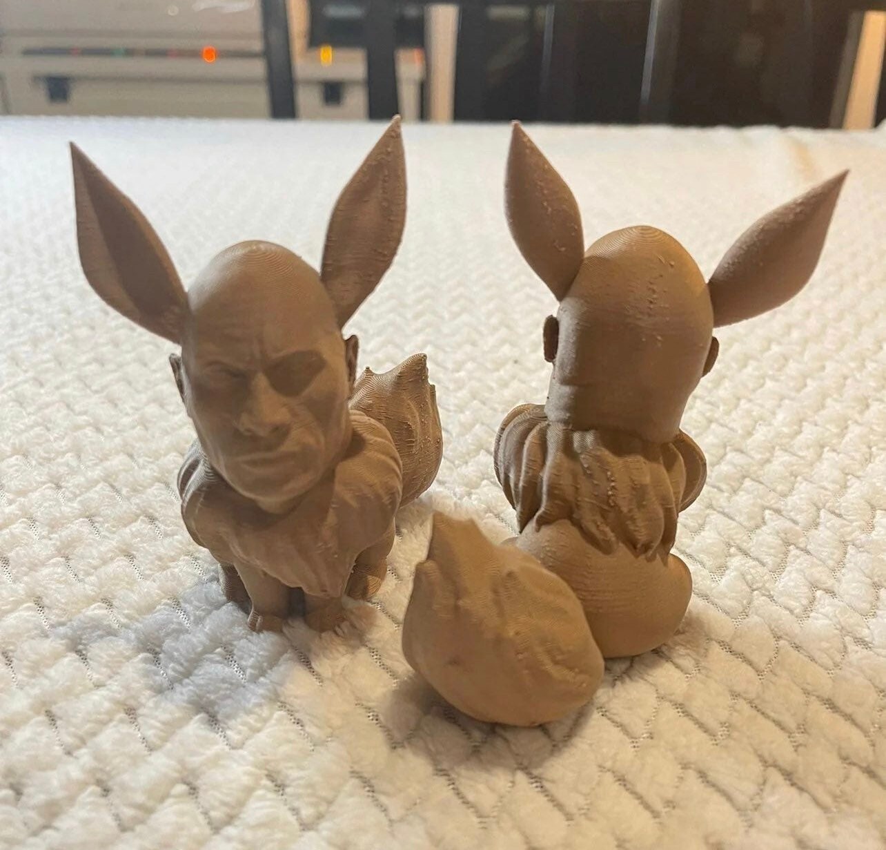 3D Printed Rock Eevee Dwayne the Rock Johnson - Etsy UK