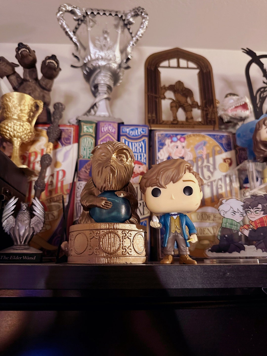 3D Printed Nighttime Wizarding Game Invisible Moon Creature Light up ...