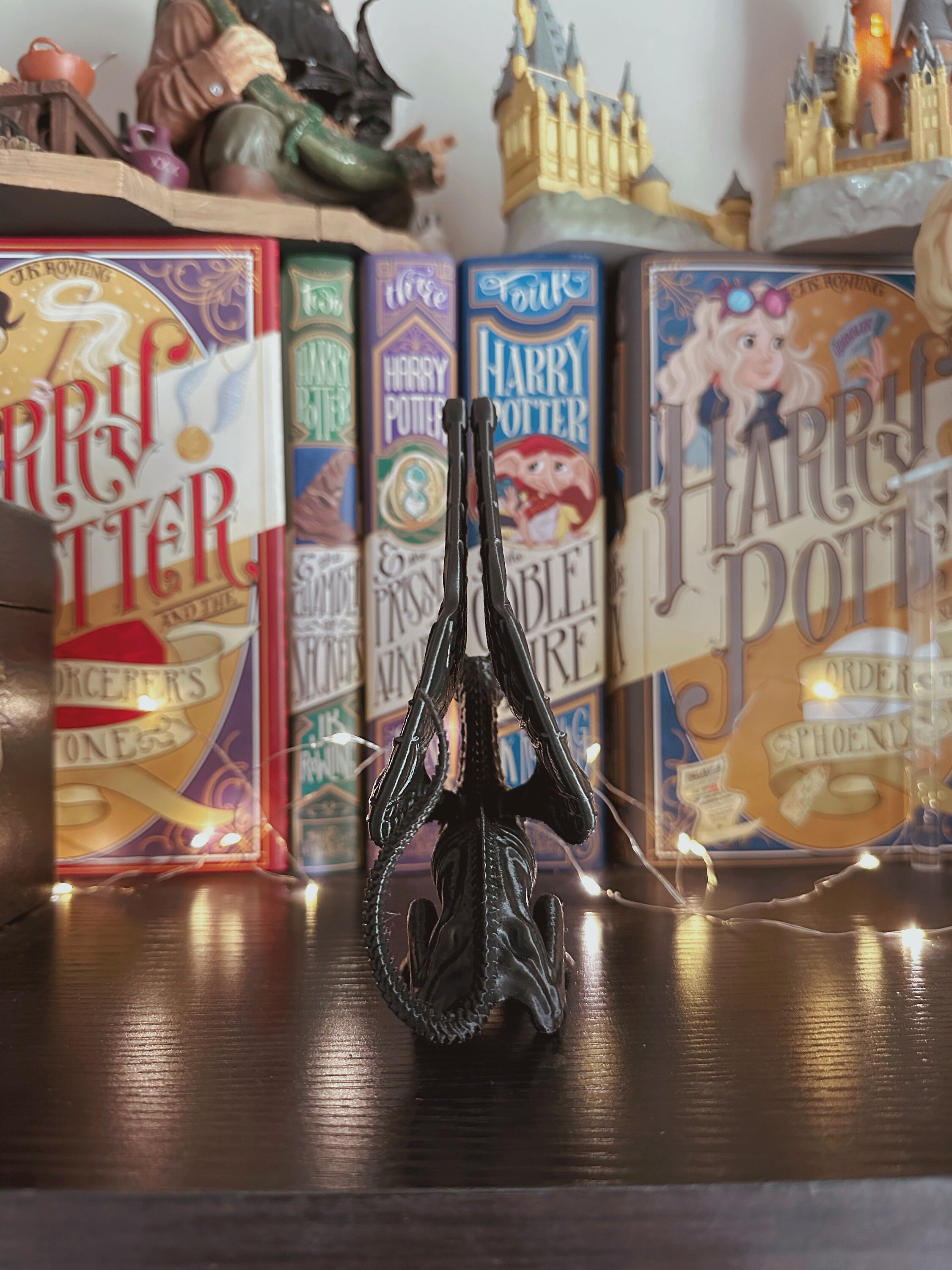 3D Printed Winged Creature of Death + Optional Add-on Poster - Etsy