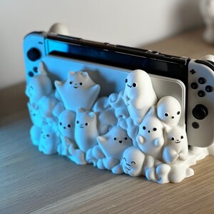 3D Printed Ghost Cat Switch Controller Holder Dock Cozy Gaming Decor - Etsy