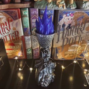 3D Printed Blue Fiery Blue Flames to Fit Your Goblet - Etsy