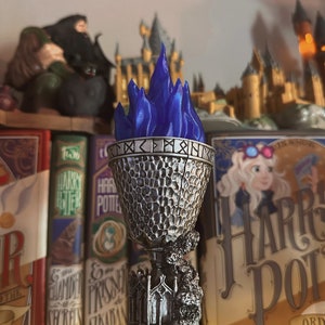 3D Printed Blue Fiery Blue Flames to Fit Your Goblet - Etsy