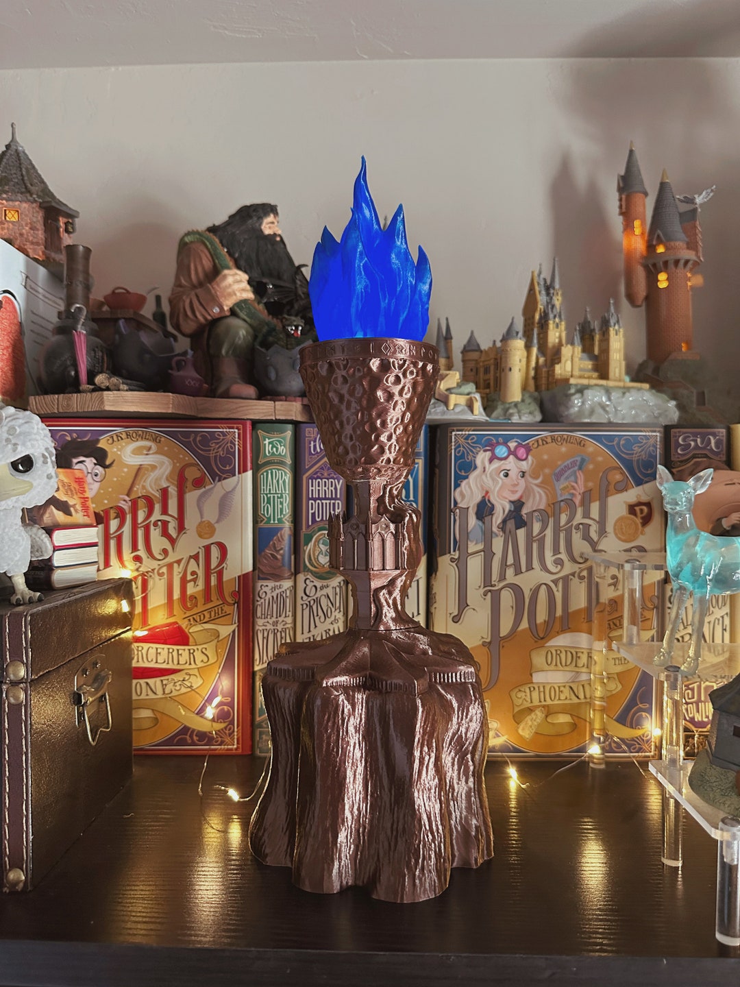 3D Printed Blue Fiery Goblet larger Version - Etsy