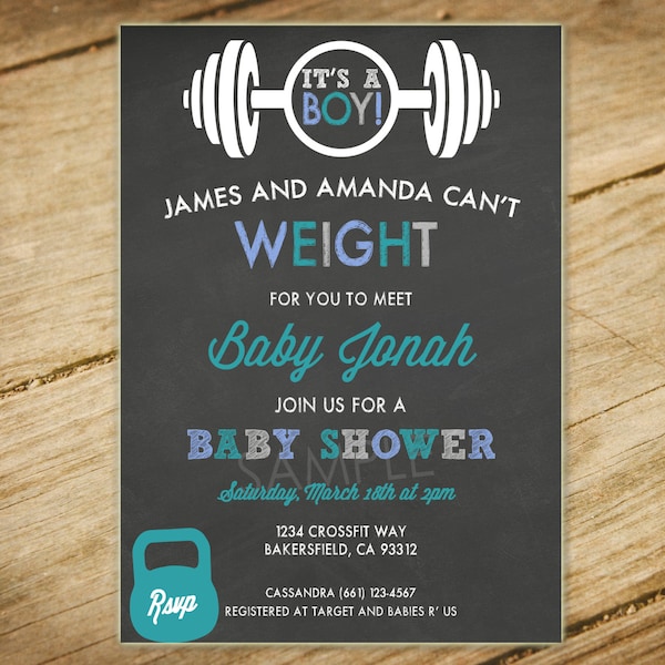 Crossfit Baby Shower - Etsy