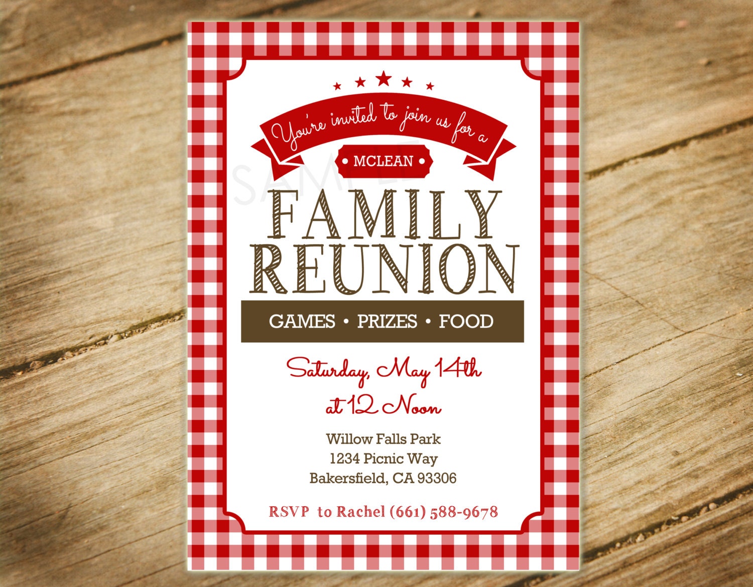 Family Reunion Picnic Images