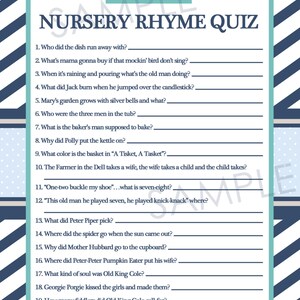 Little Squirt / Whale / Nautical Theme Matching Baby Shower Game ...