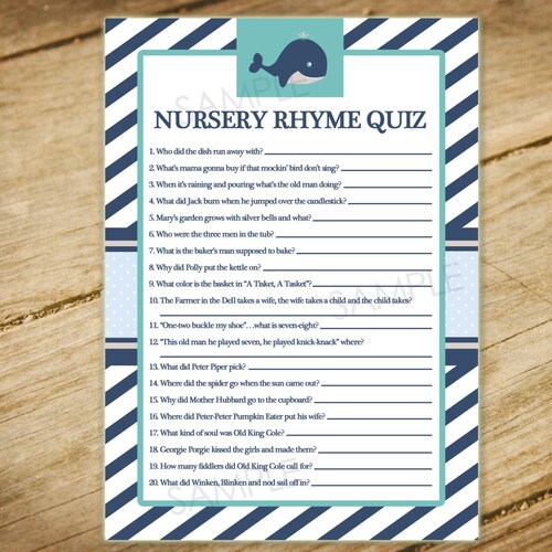 Instant Download Blue Green Nautical Emoji Baby Shower Game - Etsy