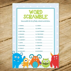 Little Monster / Baby Shower / Monsters Inc / Monsters Theme Matching ...