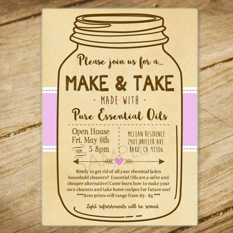 Doterra Invitation - Etsy