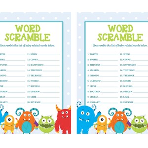 Little Monster / Baby Shower / Monsters Inc / Monsters Theme Matching ...