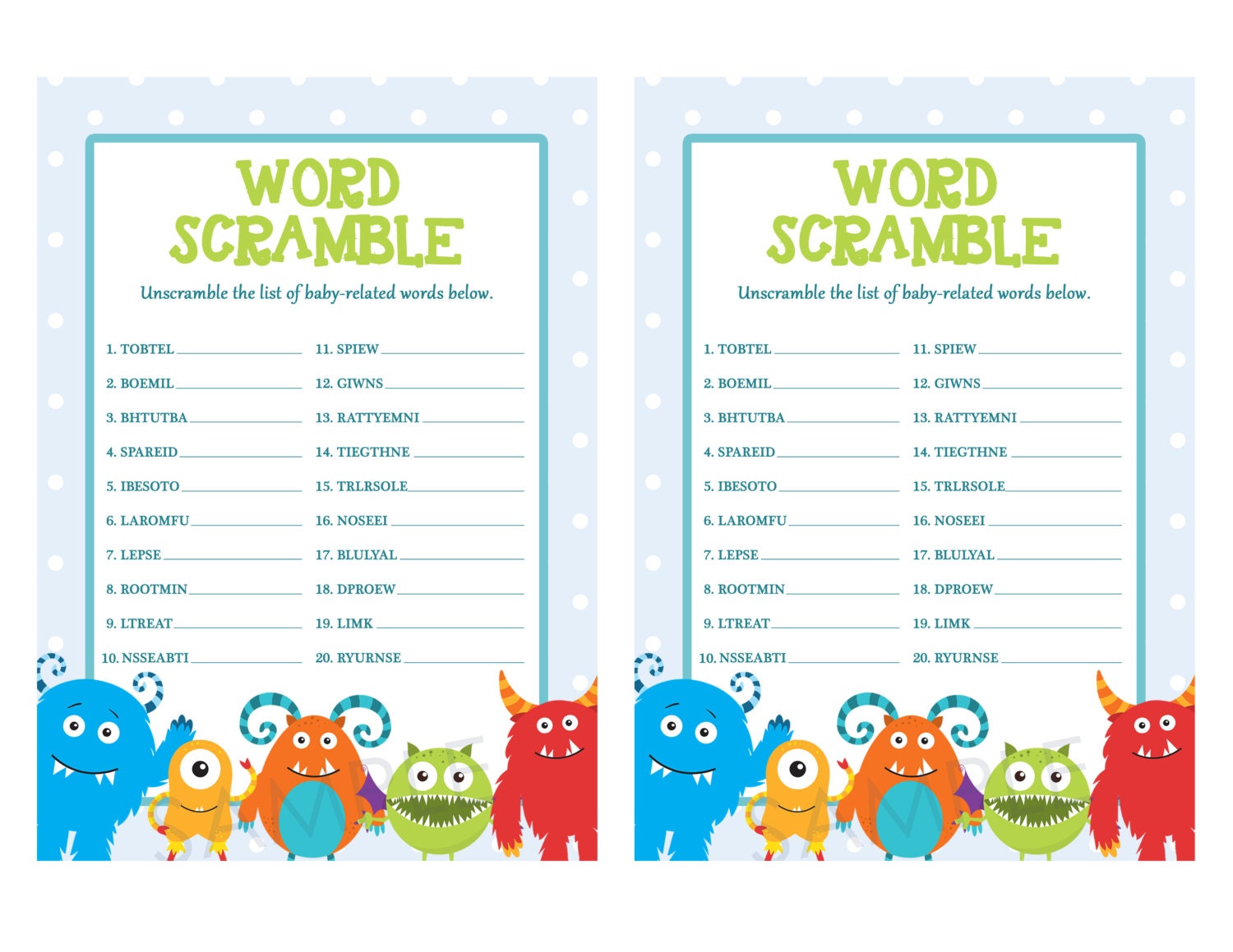 Little Monster / Baby Shower / Monsters Inc / Monsters Theme | Etsy