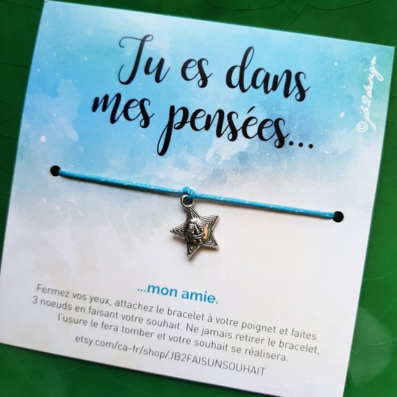 Tu Es Dans Mes Pensées | Etsy Israel