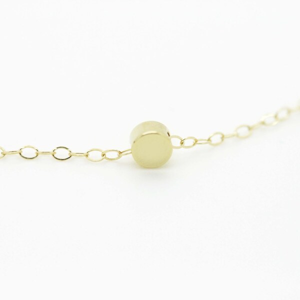 Gold Dot Necklace - Etsy