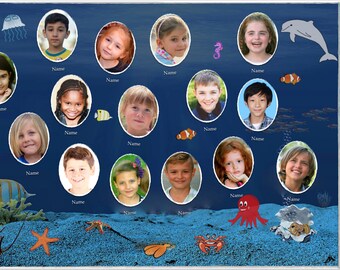 Custom Class Group Photo Large Placemat Photomat Wall - Etsy