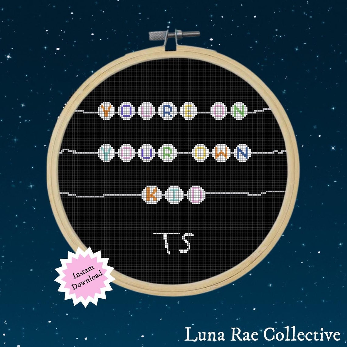 Taylor Swift Midnights Cross Stitch Pattern: Swiftie DIY Craft (PDF ...