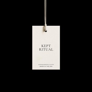 CANVA Swing Tag Template | Editable Clothing Tag | Printable Hanging ...