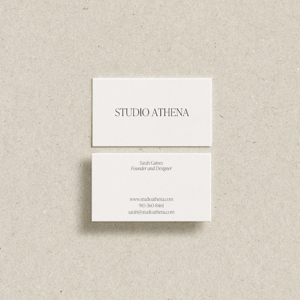Modern Business Card - Etsy