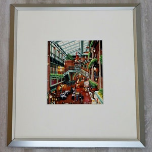 Don Jacot Trapper's Alley Gouache on Board Framed Photo Realistic ...