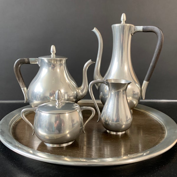 Royal Holland Pewter Tea Set - Etsy